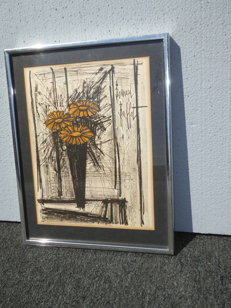 Vintage Mid Century Modern Style Lithograph by Famed Artist - Etsy
