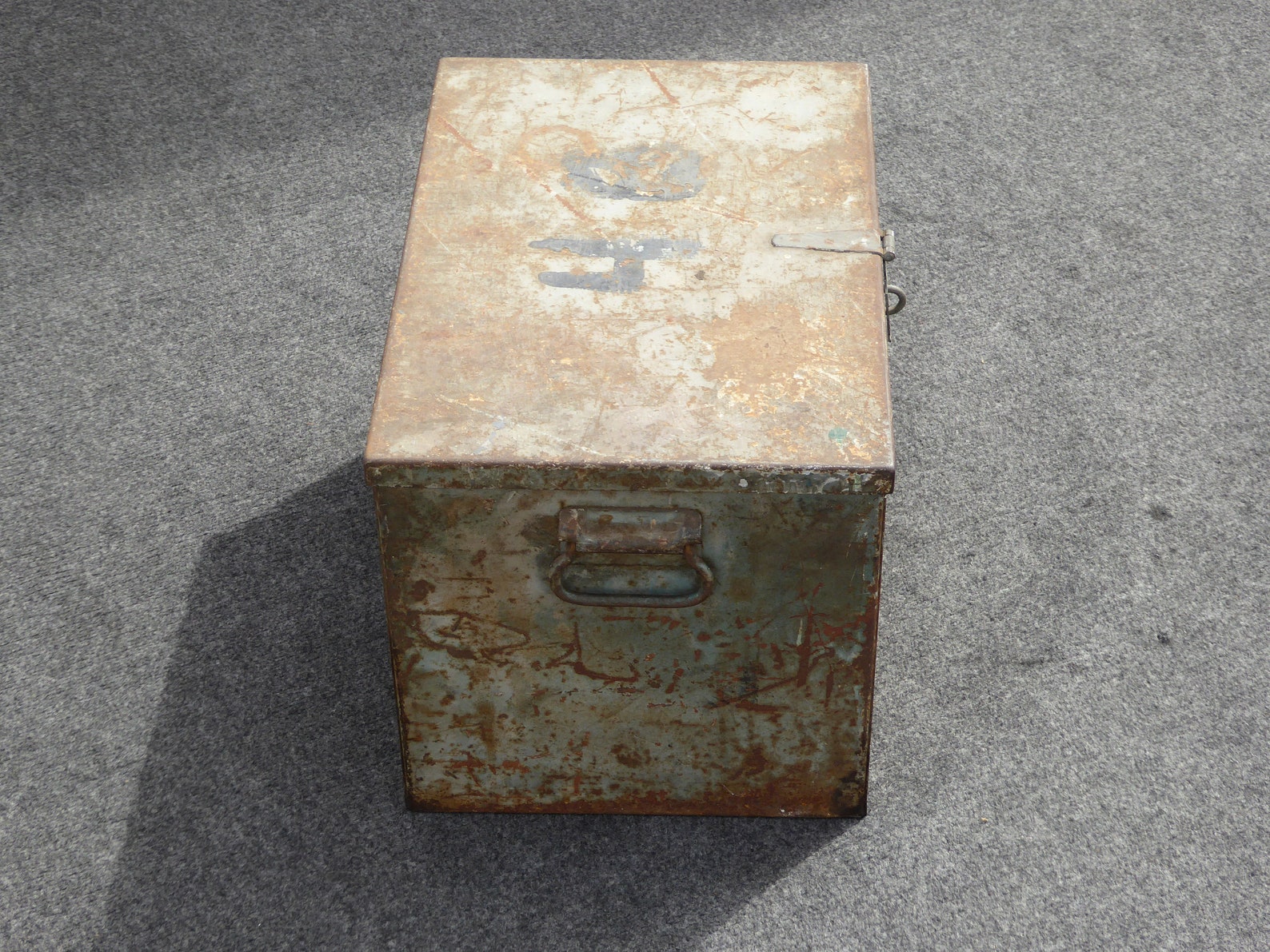 Vintage Rustic Metal Storage Box Farmhouse French Country - Etsy