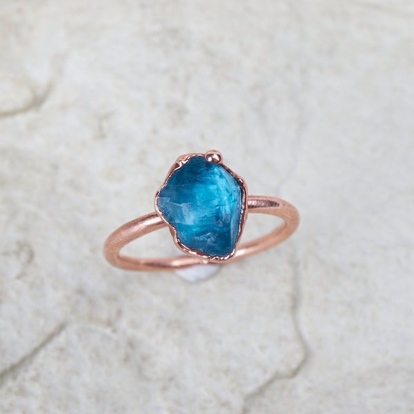 Raw Gem Ring - Etsy
