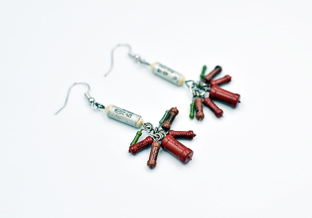 Upcycle Tech Unusual Earrings for Woman - Etsy