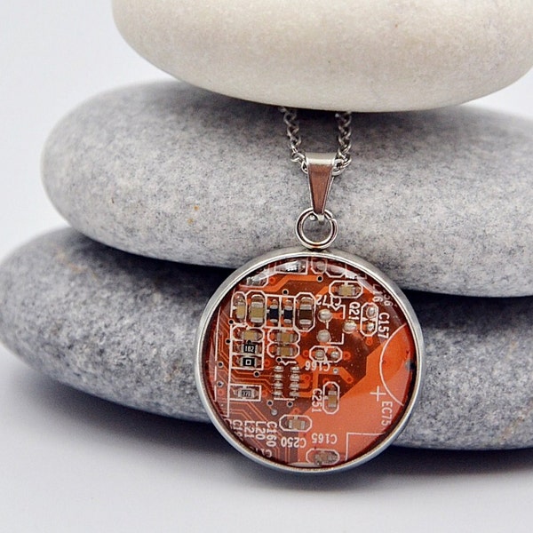 Real Circuit Board Necklace - Etsy