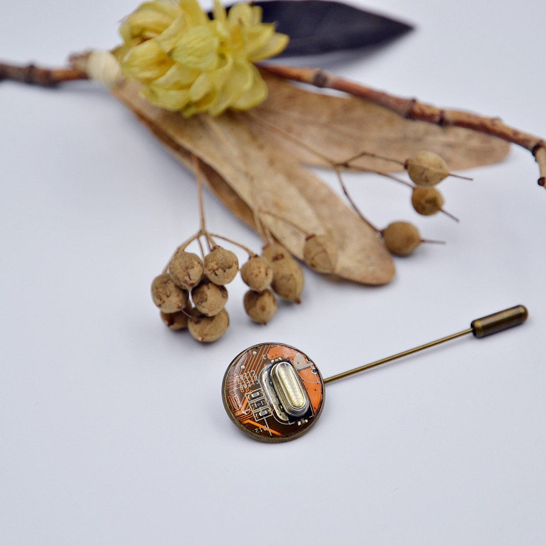 Cyberpunk Pin Geek Tie Pin for Man Unusual Gift for an Engineer - Etsy