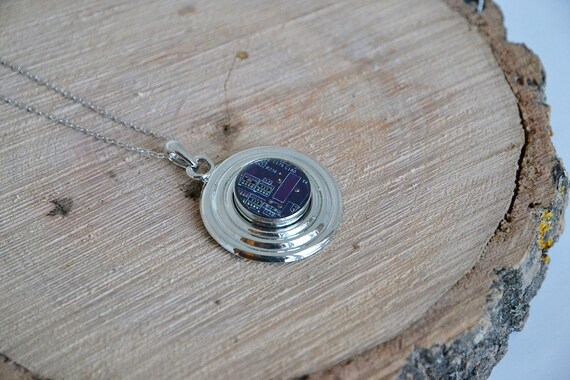 Upcycled Tech Necklace Cyberpunk Software Engineer Jewelry - Etsy