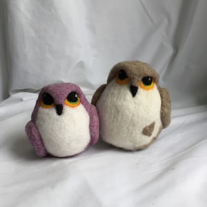 Needle Felted Owl, Needle Felting Tutorial. PDF. Felted Owl Part 1 ...
