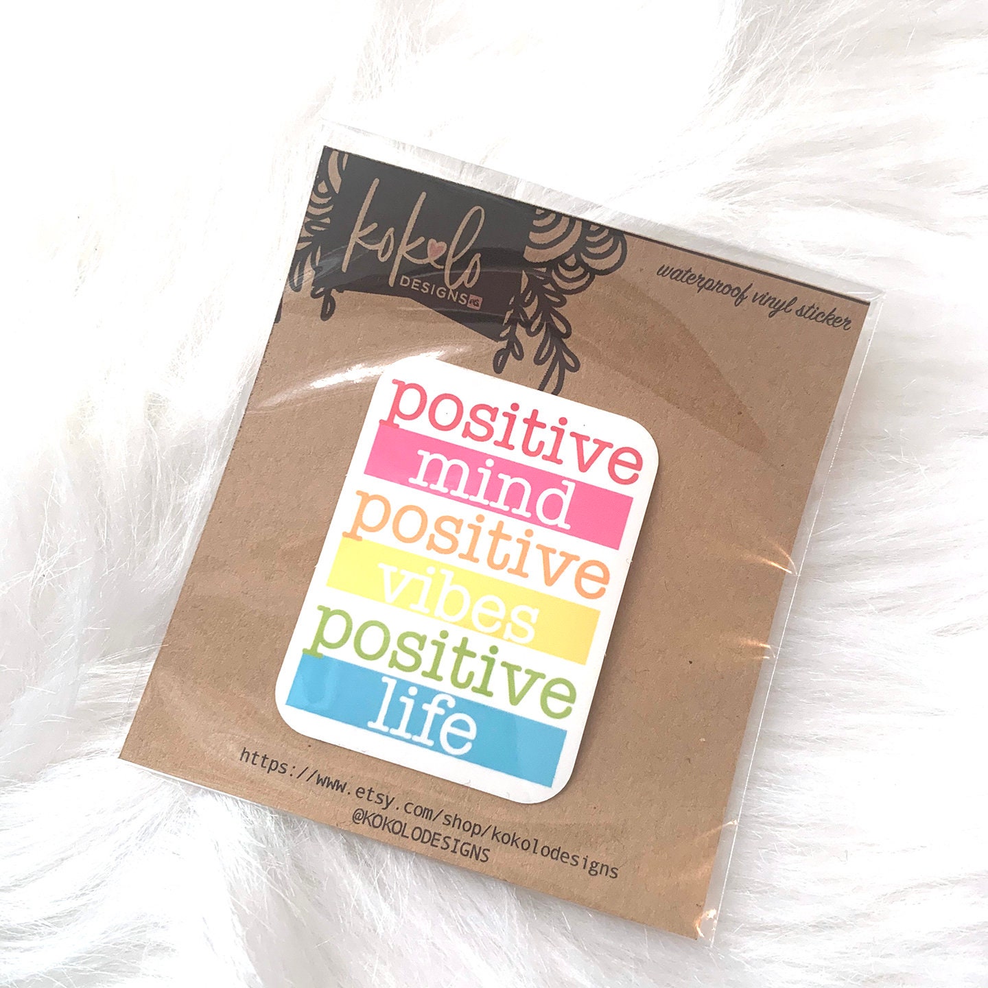 Positive Quote Vinyl Sticker For Water Bottle 2.65 Water | Etsy