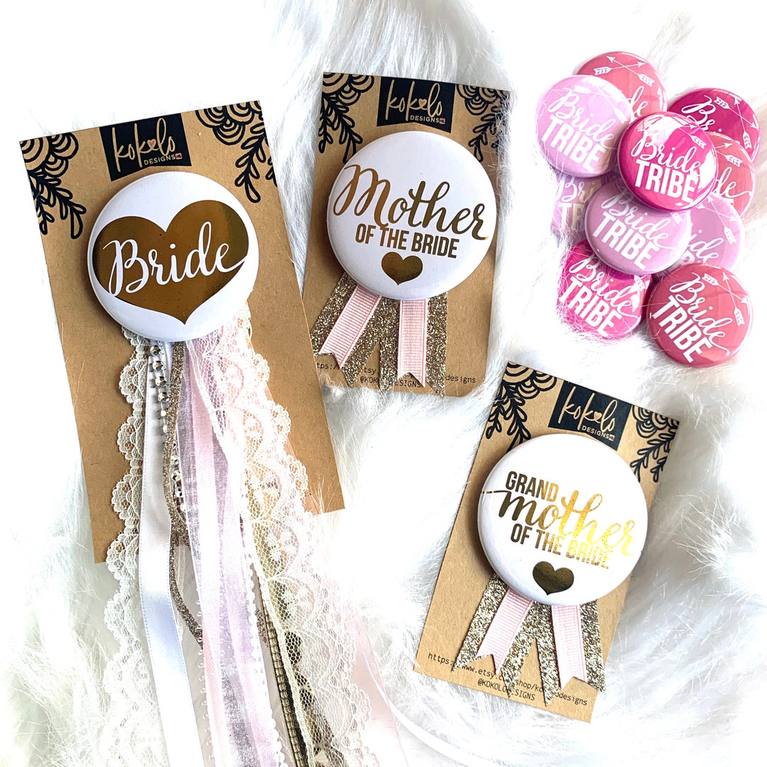Wedding Bride Pin Pack , Bride Corsage Pin, Mother of the Bride ...