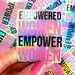 Empowered Women Empower Women Holographic Vinyl Sticker for Water ...