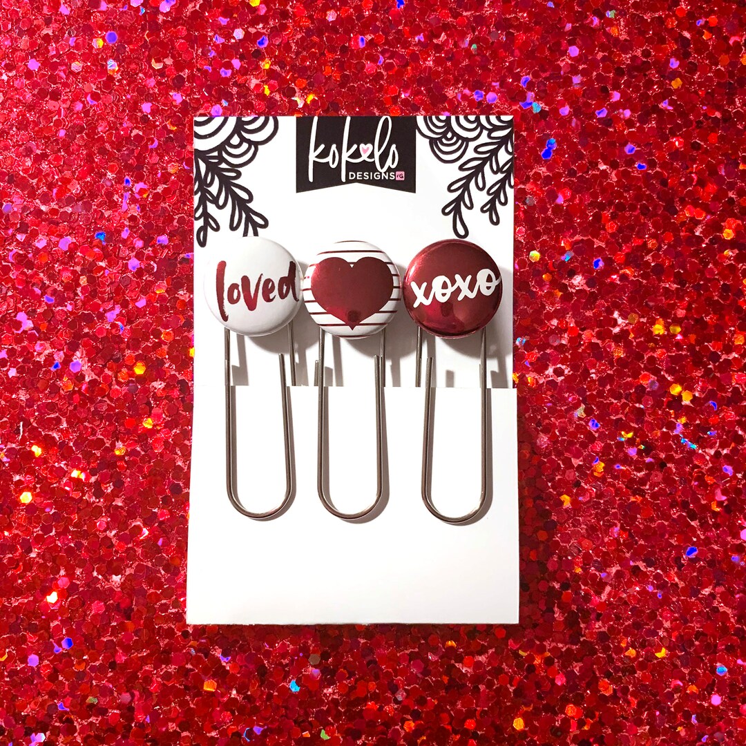 Jumbo Planner Clip Jumbo Bookmark Jumbo Paper Clip • Gift for Her /gift ...