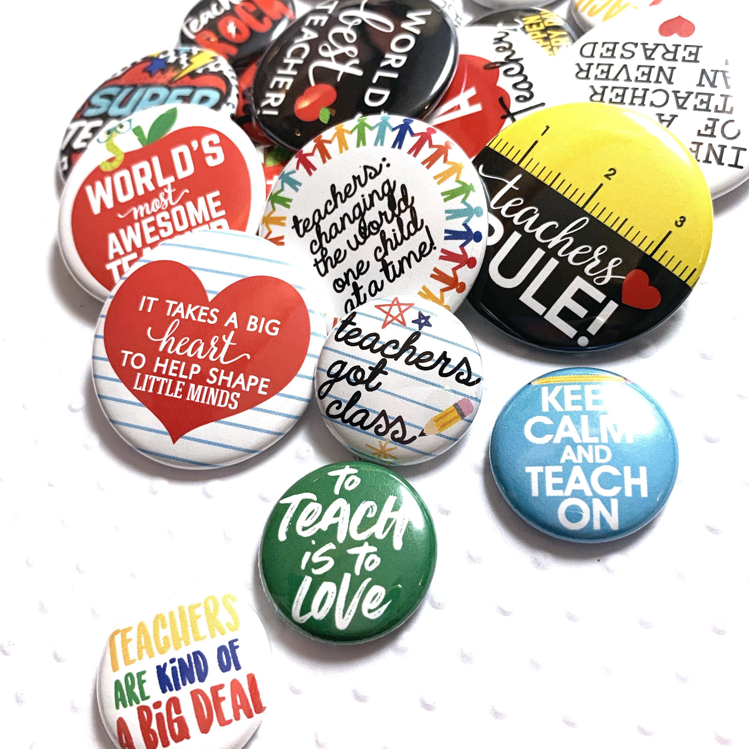 Mix & Match Pins Teacher Gift Teacher Appreciation Week Gift- Best ...