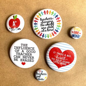 Mix & Match Pins Teacher Gift Teacher Appreciation Week Gift- Best ...