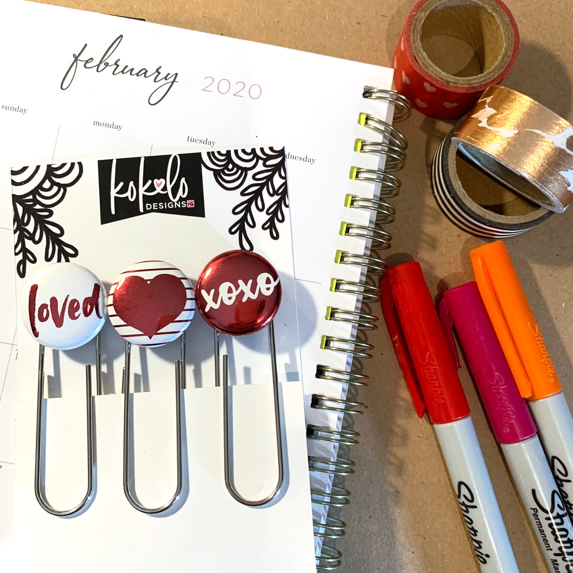 Jumbo Planner Clip Jumbo Bookmark Jumbo Paper Clip Gift for - Etsy