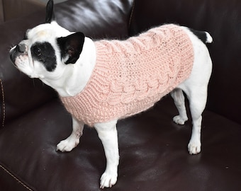 Bulldog sweater | Etsy