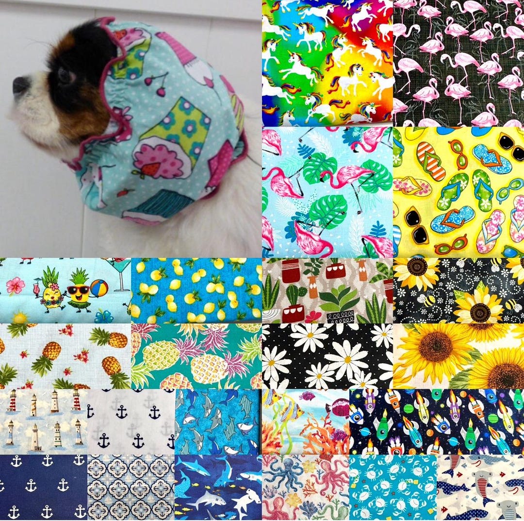 Pet Snood, Cotton Dog Snood, Cotton Pet Snood, Snood for Cavalier King ...