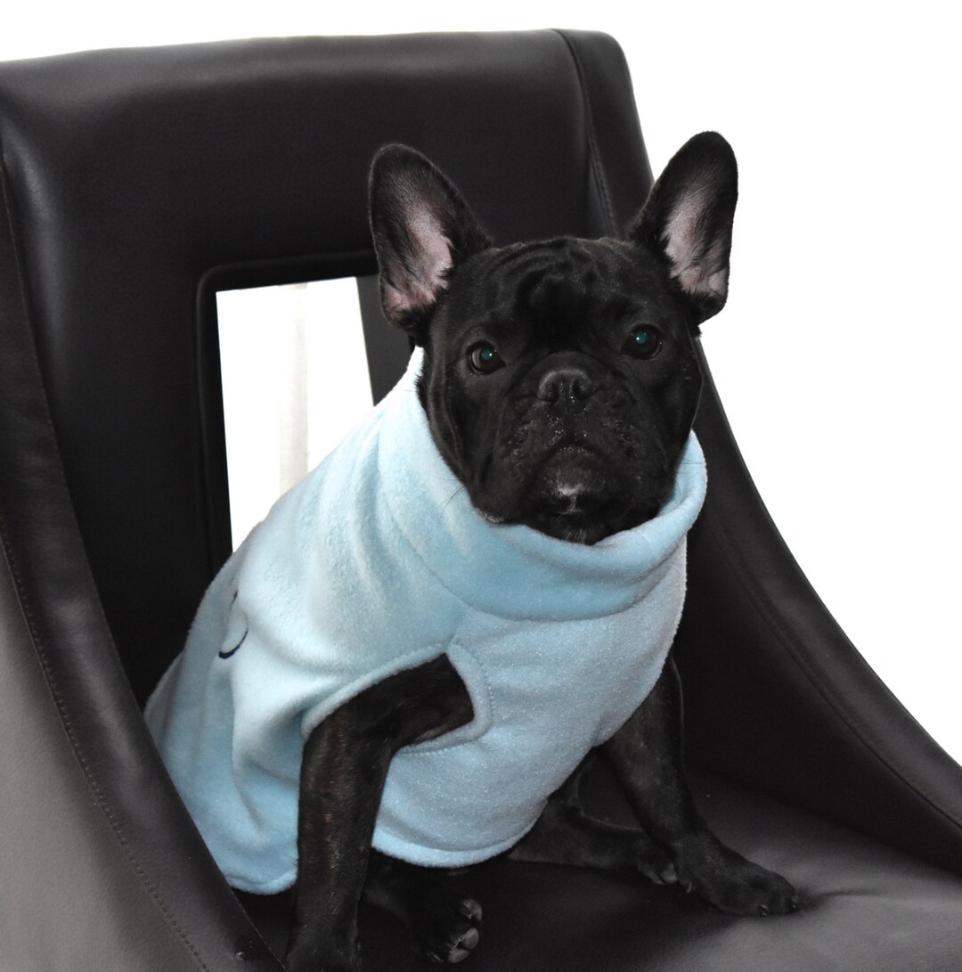 Light Blue Fleece Dog Sweater Fall Dog Sweater Sweater for - Etsy