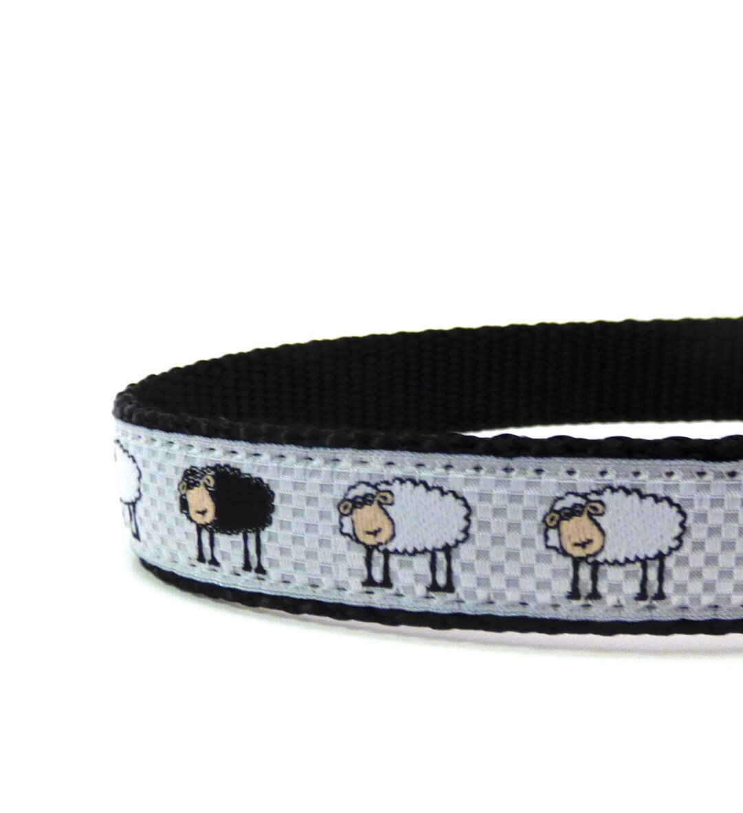 Sheep Dog Collar, Black Sheep, Farm Dog Collar, Animal Dog Collar ...