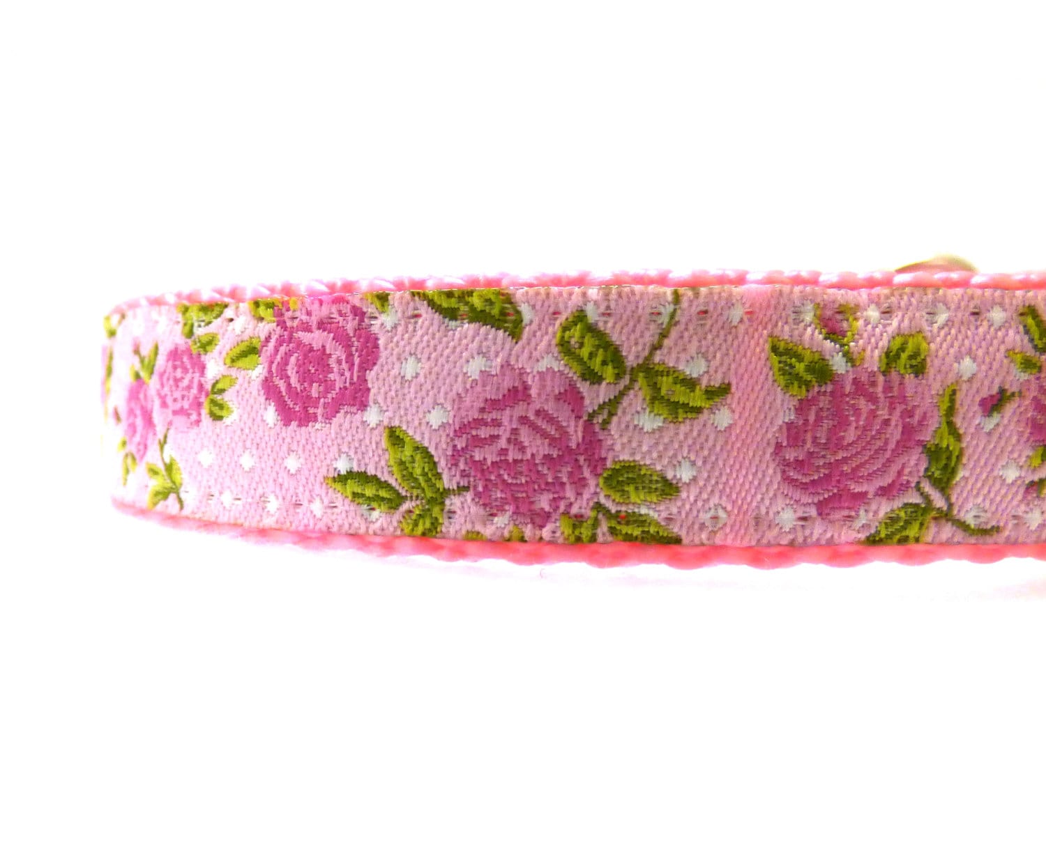 Large Roses Dog Collar Pink Dog Collar Spring Dog Collar - Etsy