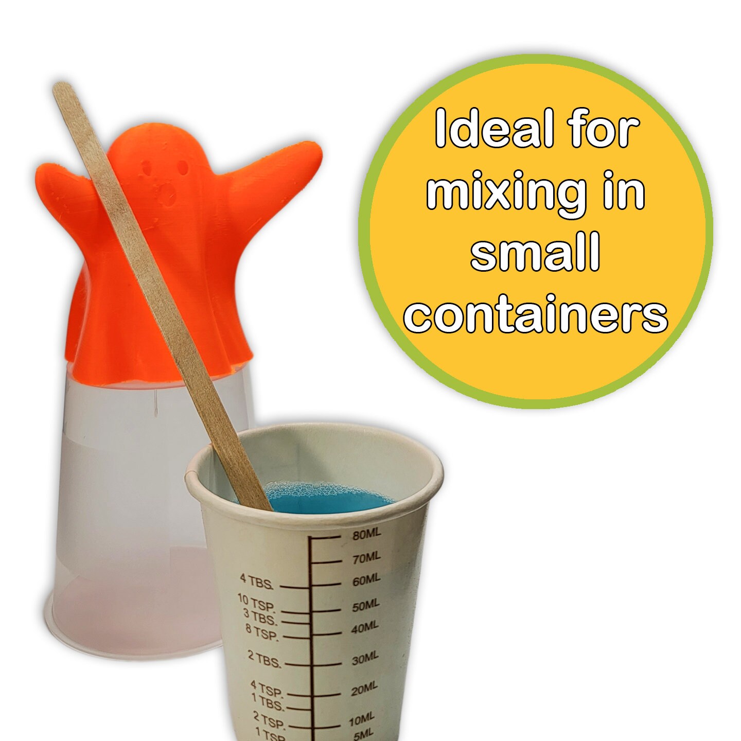 Netsellsit 50 7" Inch Wood Paint, Stain, Resin, Epoxy Mixing/stir ...