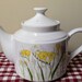 Tivoli Yellow Floral Coffee Teapot by Shafford Vintage 1985 Spring ...