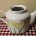 Tivoli Yellow Floral Coffee Teapot by Shafford Vintage 1985 - Etsy