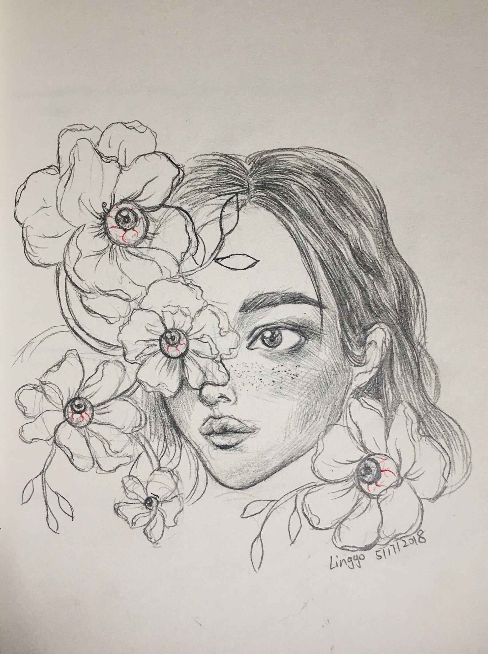 Linggo a Drawing a Day ORIGINAL Drawing Decor Art Pencil - Etsy