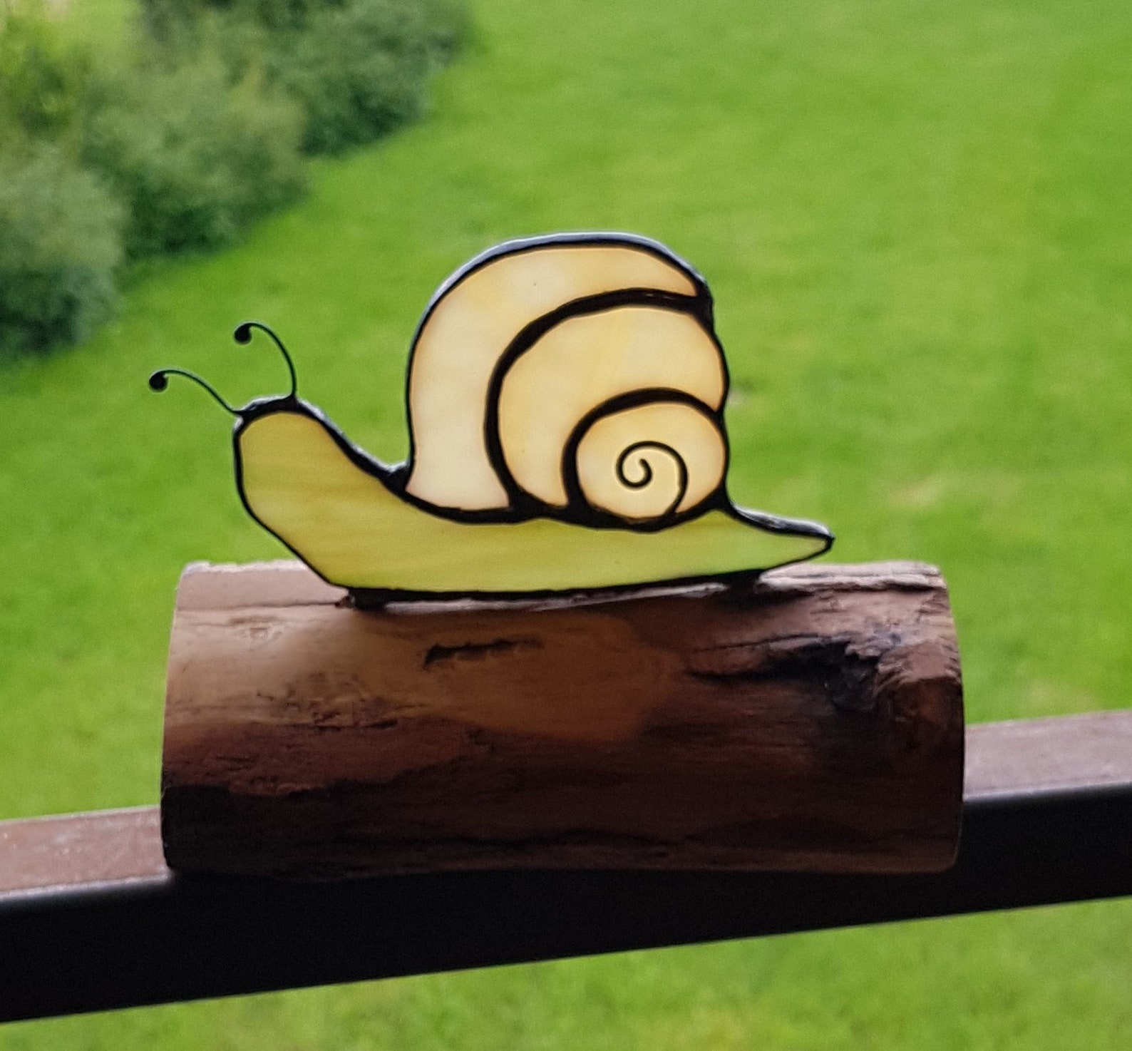 Stained Glass Snail Dad's Birthday Gift Gardener Gift | Etsy
