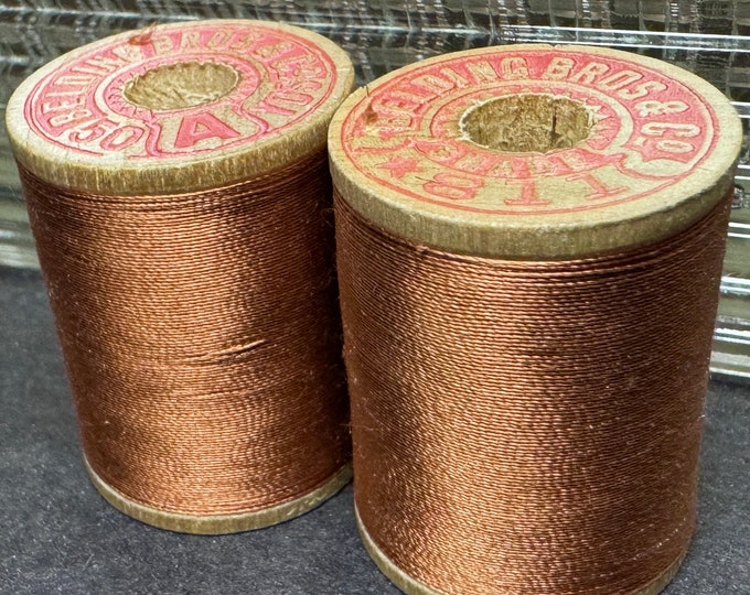 1 Spool of Shade 811 of Belding Bros Co. Orange Silk Thread, 50 Yards ...