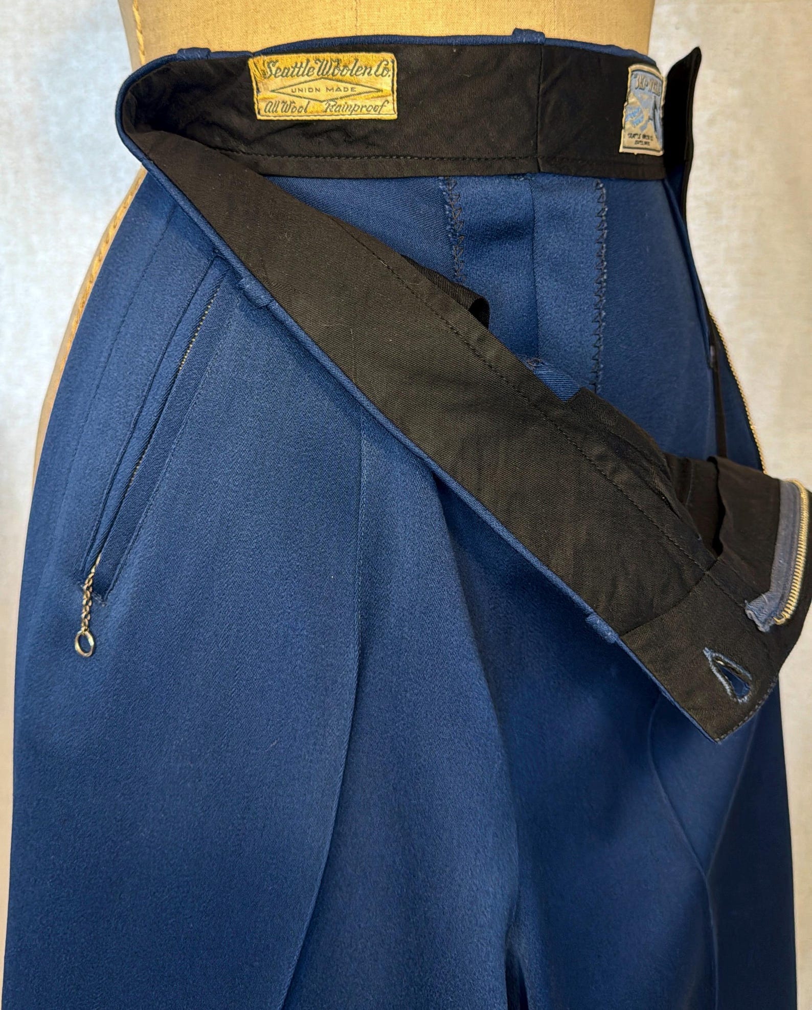 1940s Seattle Woolen Mills “ski-well” Sport Togs Ski Pants, Vintage ...
