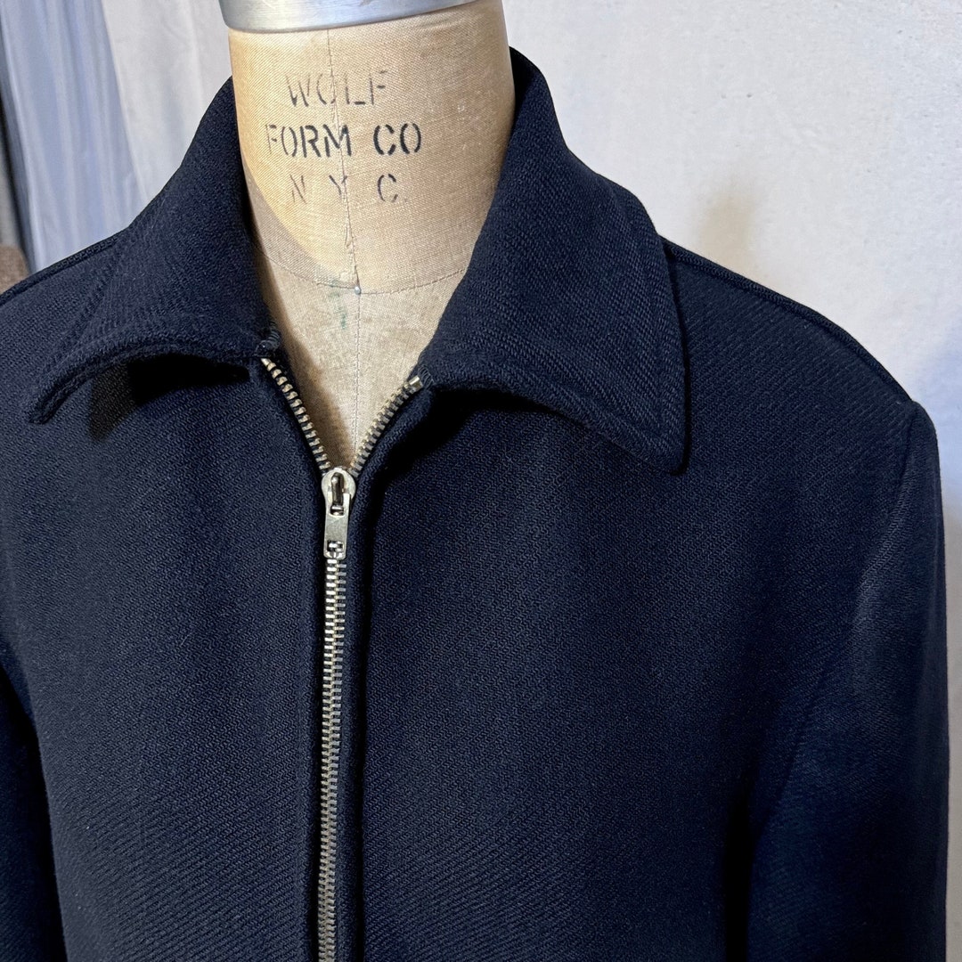 1940s-50s Leidse Zeeduffel or Jopper Wool Jacket Made by Biesot in ...