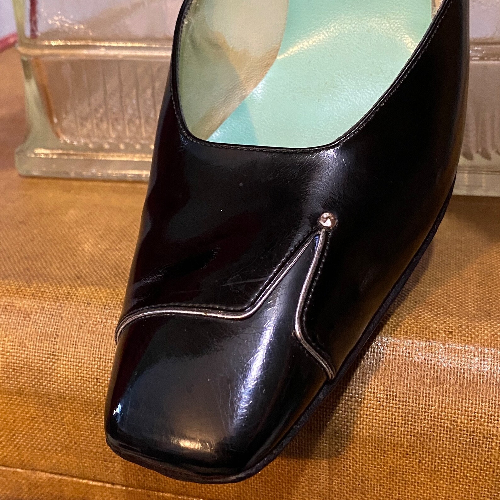 Gorgeous Johansen Black Patent Leather Heels, Vintage 1960s Shoes - Etsy