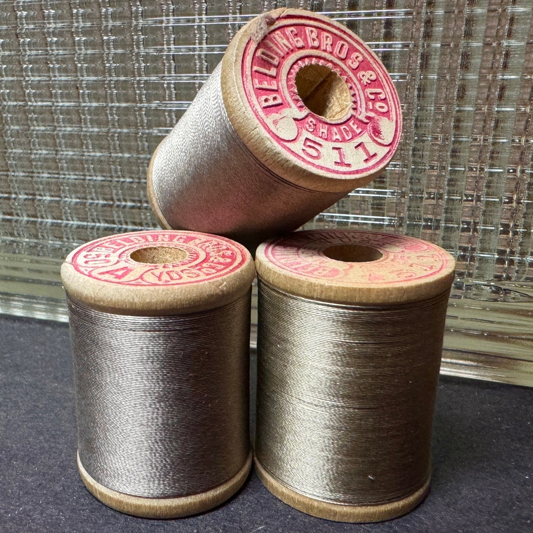Spool of Shade 511 of Belding Bros Co. Silk Thread, 50 Yards Size A - Etsy