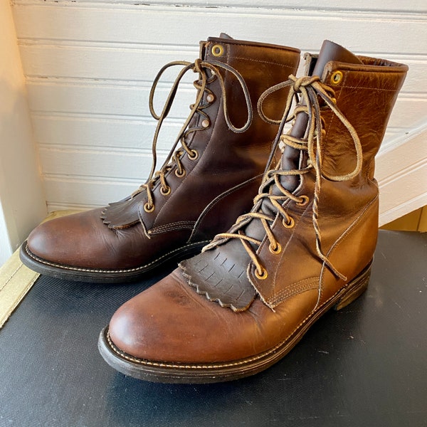 Justin Roper Boots - Etsy