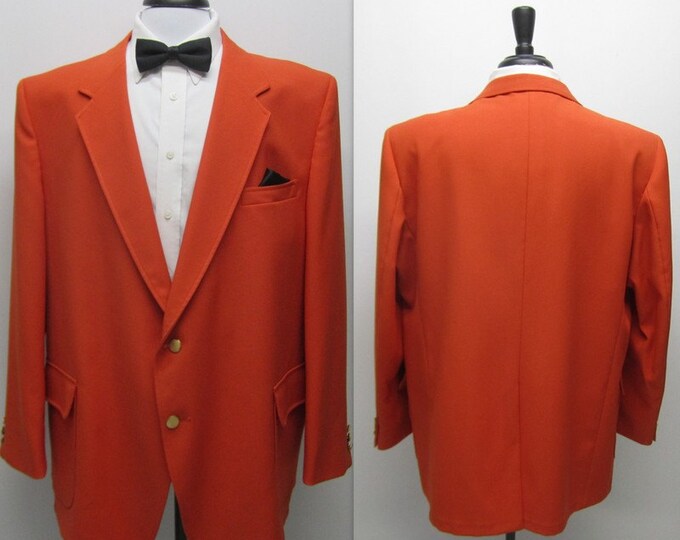 Vintage 80s Orange Sport Coat, Florida Gators Blazer, Syracuse Orange ...