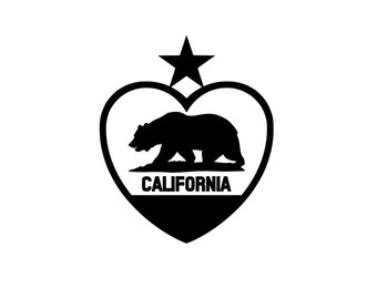 California Flag Window Decal - Etsy