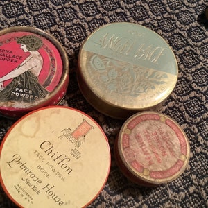 4 Vtg Powder Container ,from Different Manufacturers - Etsy