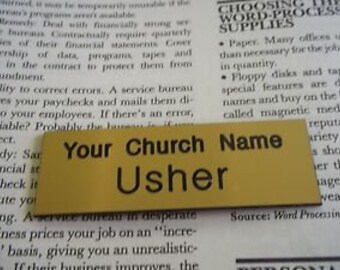 Church Usher Badges - Etsy