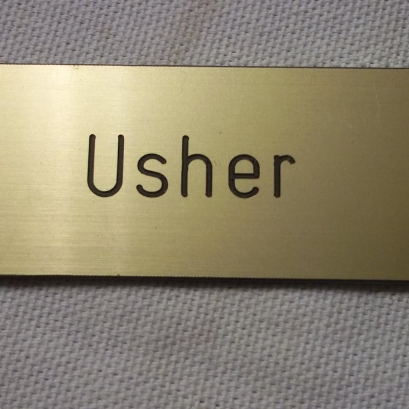 Church Usher Badges - Etsy