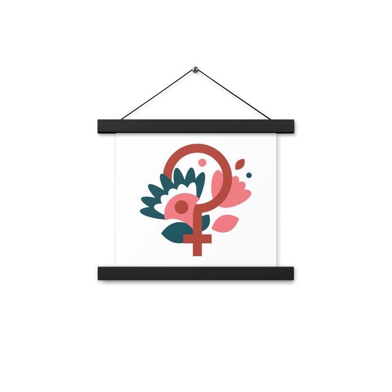 Girl Power Poster With Hangers Etsy