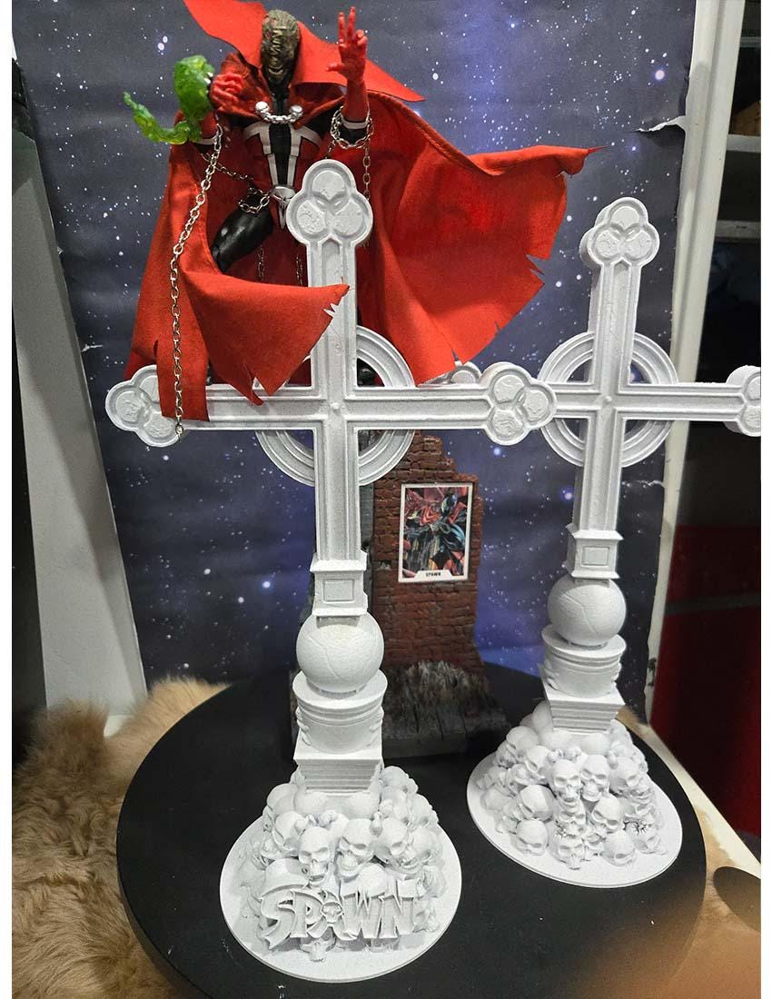 Spawn Base Diorama Cross - Etsy