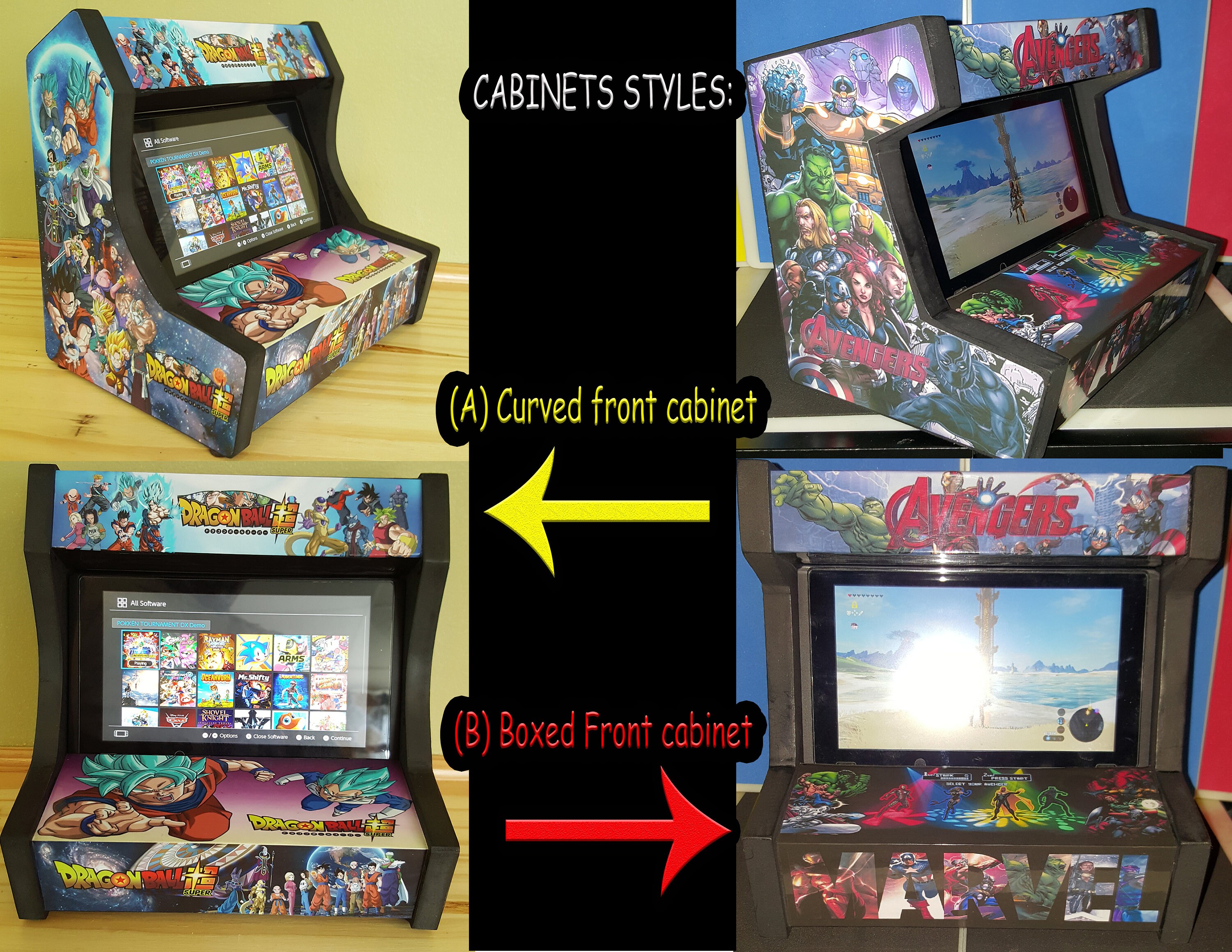 Custom Arcade Cabinet dock stand for the Nintendo switch | Etsy