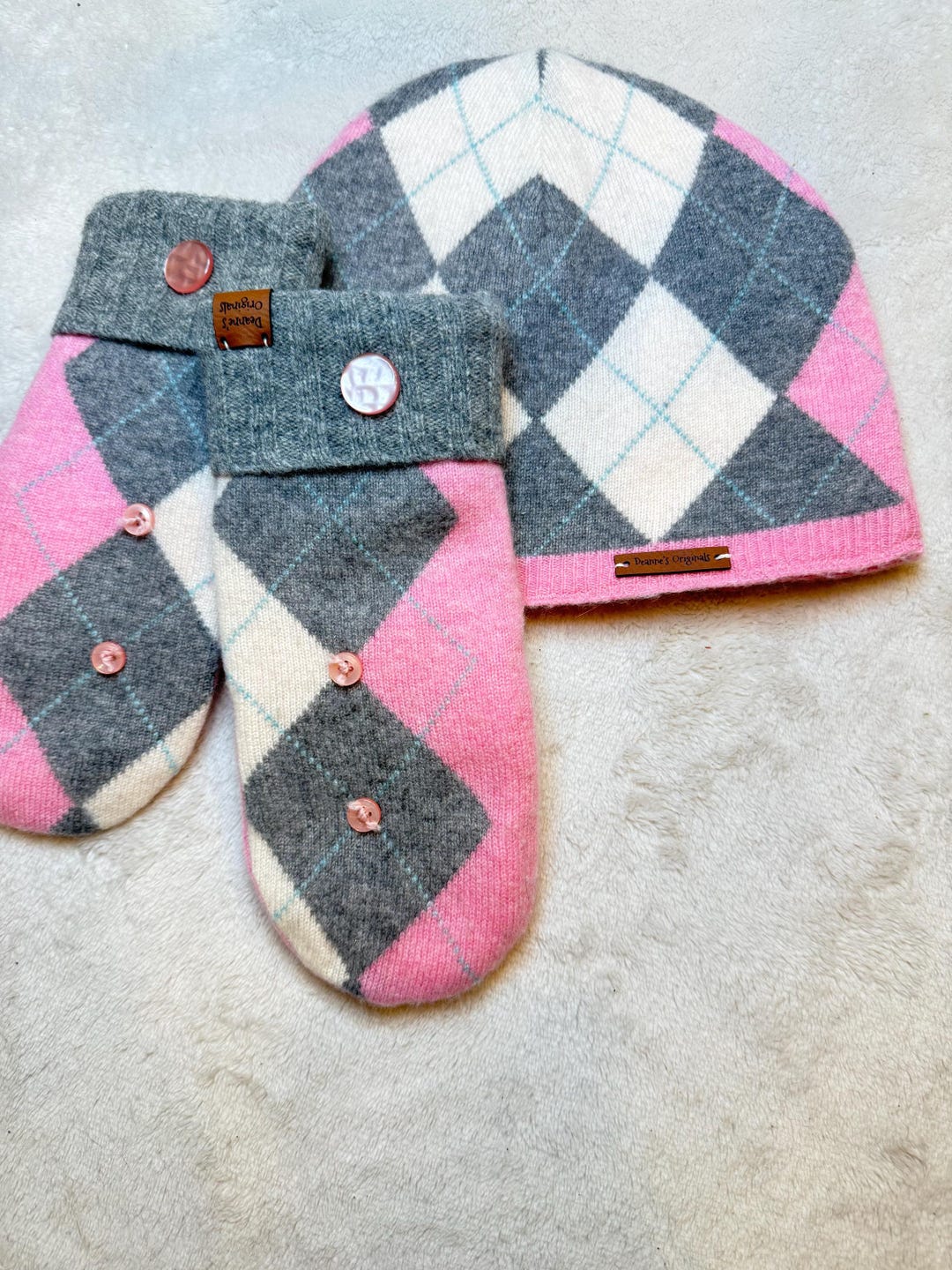 Felted Wool Mitten and Hat Set Lined With Fleece Size Extra Small - Etsy