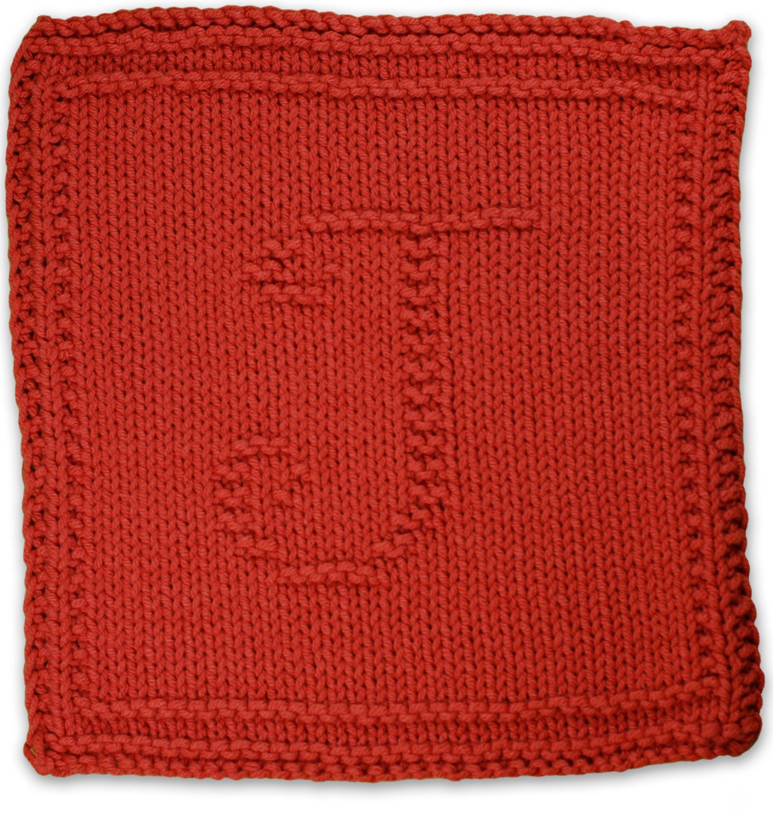 Initial Knitting Patterns--a PDF Collection of Dishcloth Knitting ...