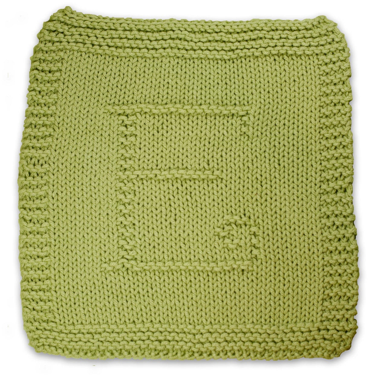 Initial Knitting Patterns--a PDF Collection of Dishcloth Knitting ...