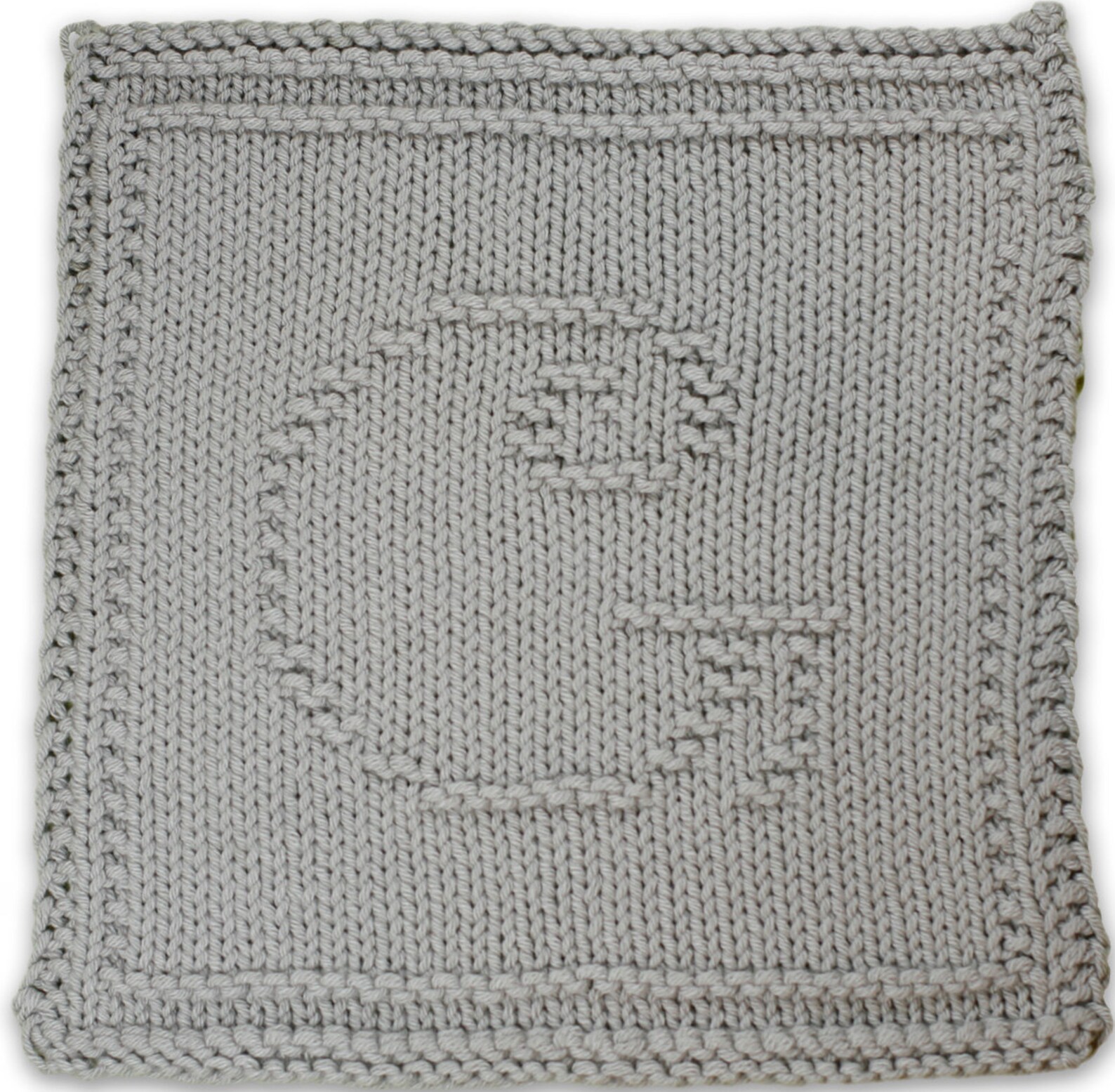 Initial Knitting Patterns--a PDF Collection of Dishcloth Knitting ...