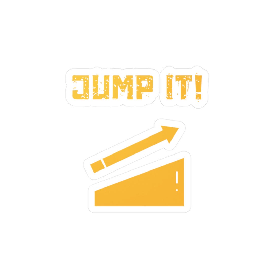 Jump It Kiss-cut Vinyl Decal - Etsy