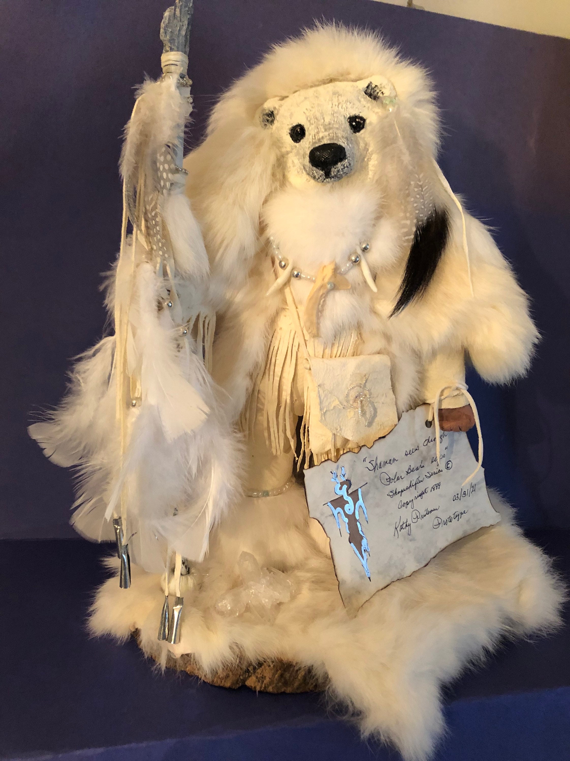 OOAK Shapeshifter Shaman Polar Bear - Etsy Australia