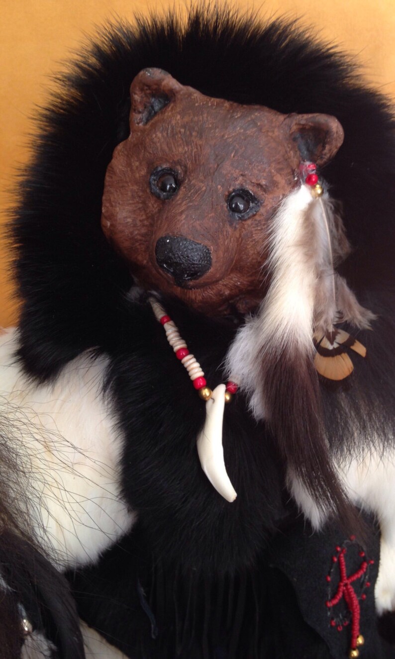 OOAK Art Doll, Shapeshifter Shaman, Bear - Etsy
