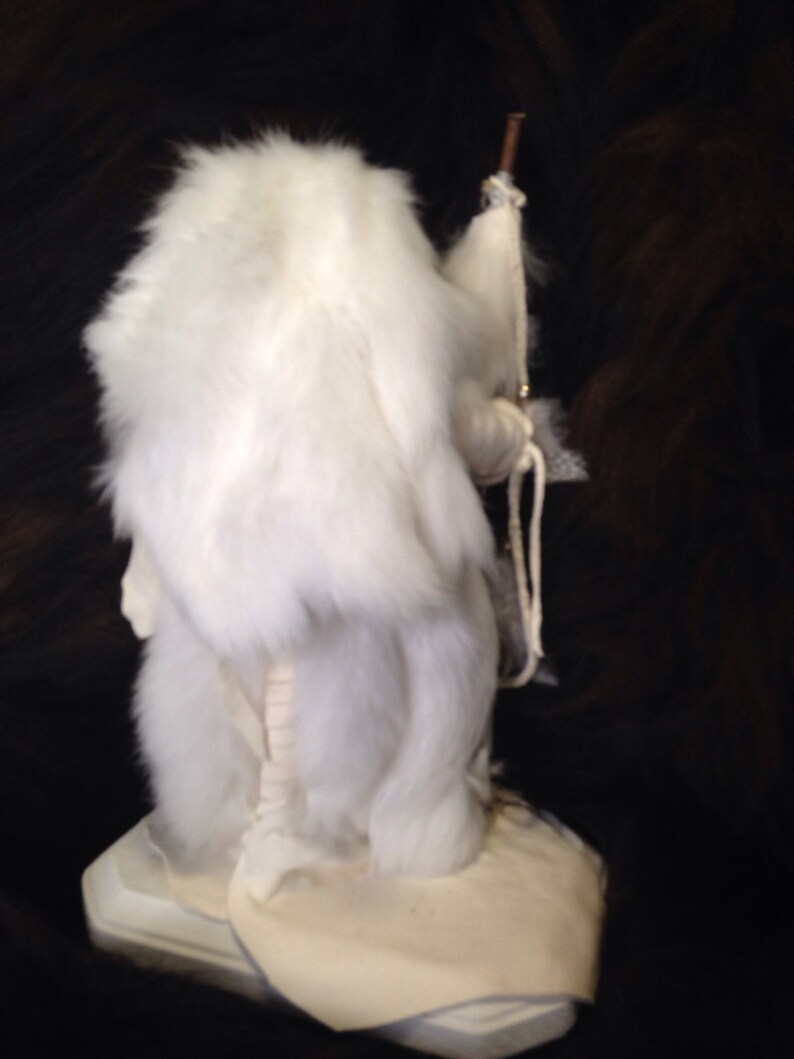 OOAK Art Doll, Small Shapeshifter Shaman, Arctic Series, Arctic Fox - Etsy