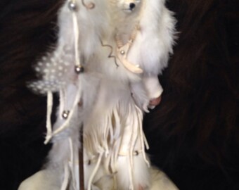 OOAK Art Doll Small Shapeshifter Shaman Arctic Series Polar | Etsy