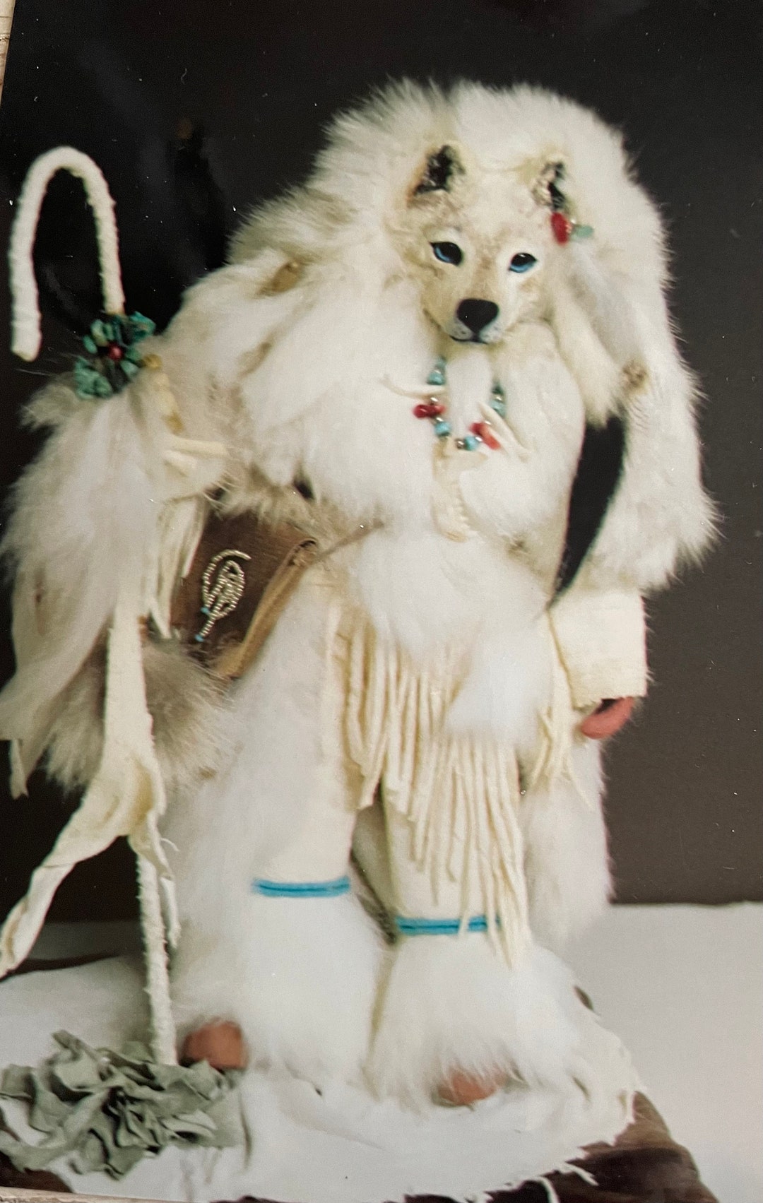 OOAK Shapeshifter Shaman White Wolf - Etsy