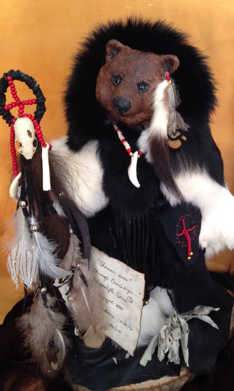 OOAK Art Doll, Shapeshifter Shaman, Bear - Etsy